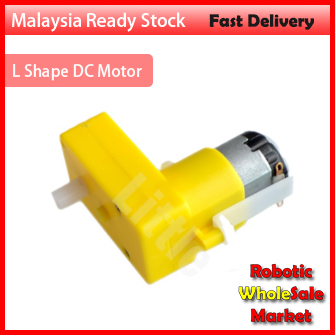 L Shape- DC Motor Smart Car Robot 3V-6V For Arduino Robotic | Shopee ...