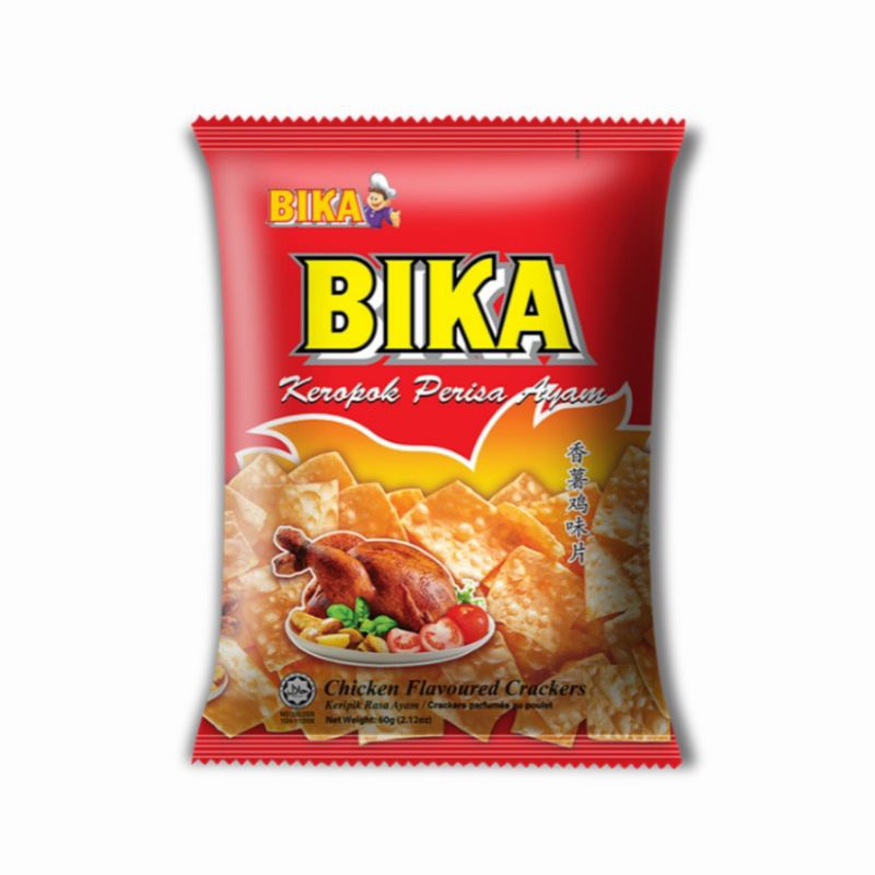 Bika Chicken Flavoured Crackers 60g | Shopee Malaysia