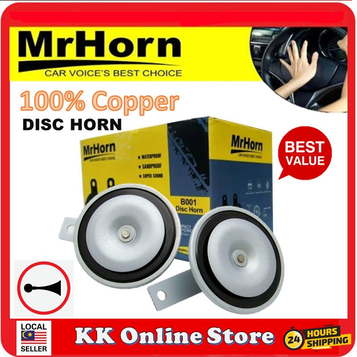 ORIGINAL MR HORN DISC HORN KERETA HORN / MOTORCYCLE HORN MR HORN HORN ...