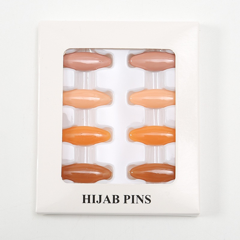 [READY STOCK] 8pcs/box Muslim Hijab Safety Brooch / Tudung Pin / Hijab ...