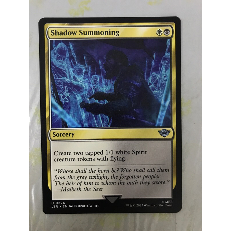 Magic The Gathering Shadow Summoning (LTR) | Shopee Malaysia