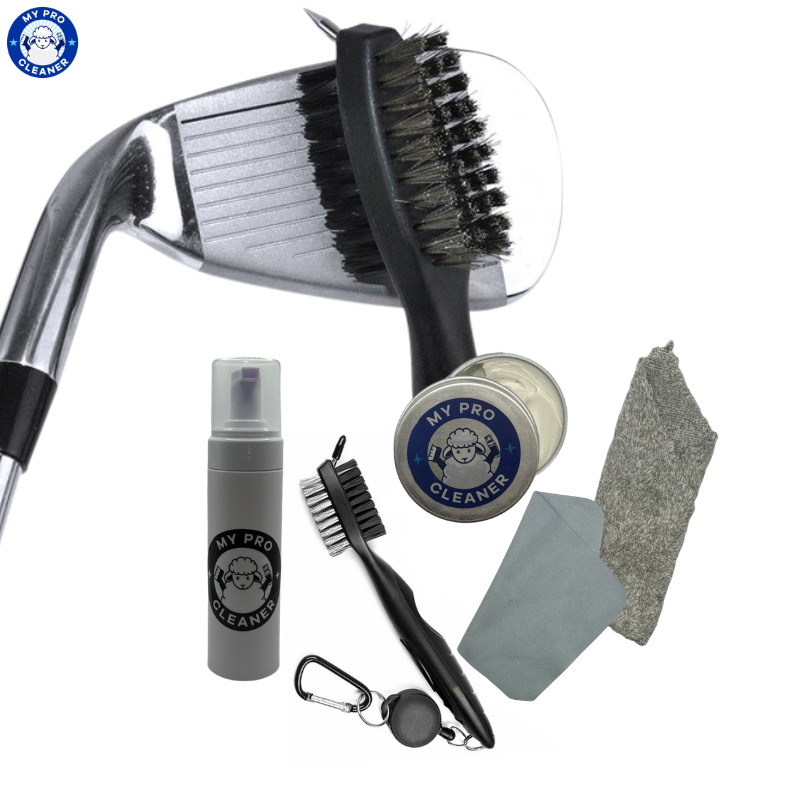 MyProCleaner Golf Club Irons Driver Cleaner Cleaning Brush Kit Polish ...