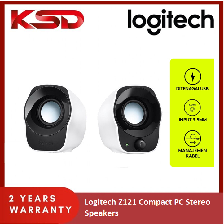 Logitech Z120/Z121 Stereo Speakers | Shopee Malaysia