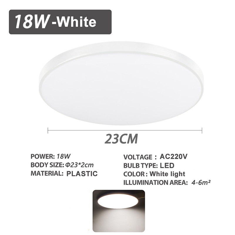 [Charlcomy]LED Modern Led CeiIing Lights Round AC220V 18W/24W/36W ...