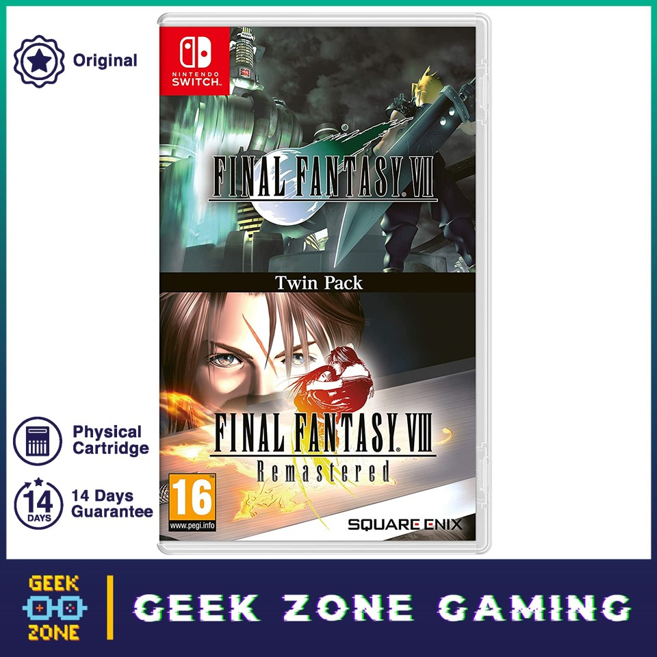 Nintendo Switch Final Fantasy VII and Final Fantasy VIII Remastered ...