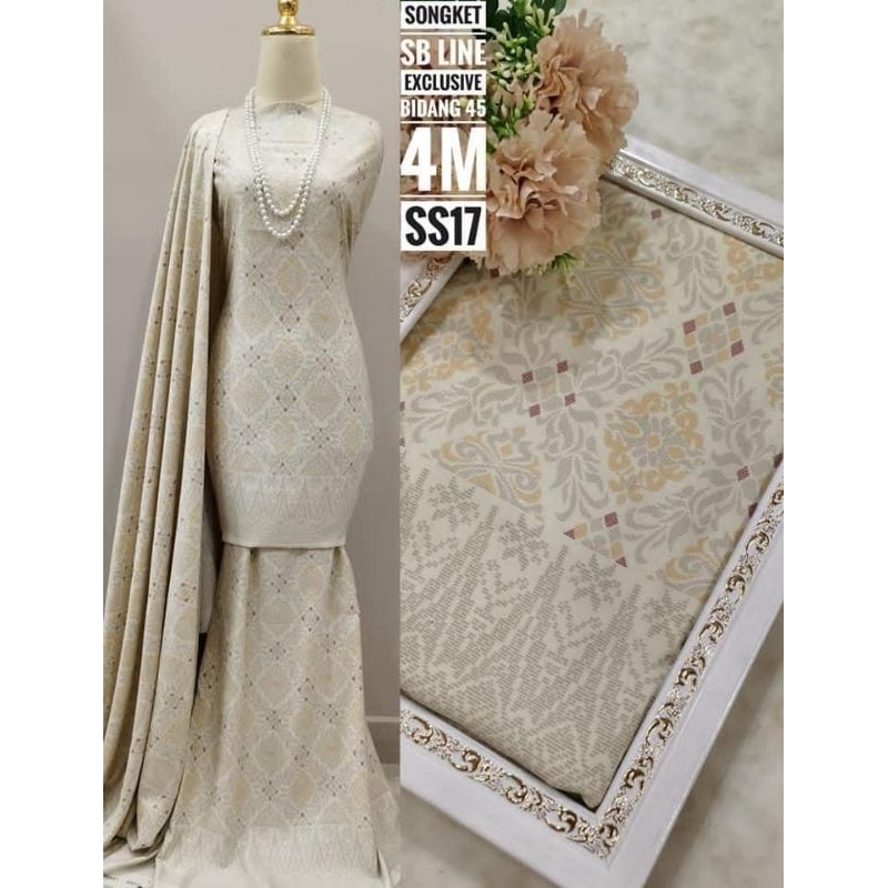 KAIN PASANG SB LINE SONGKET EXCLUSIVE 🌺🌺 | Shopee Malaysia