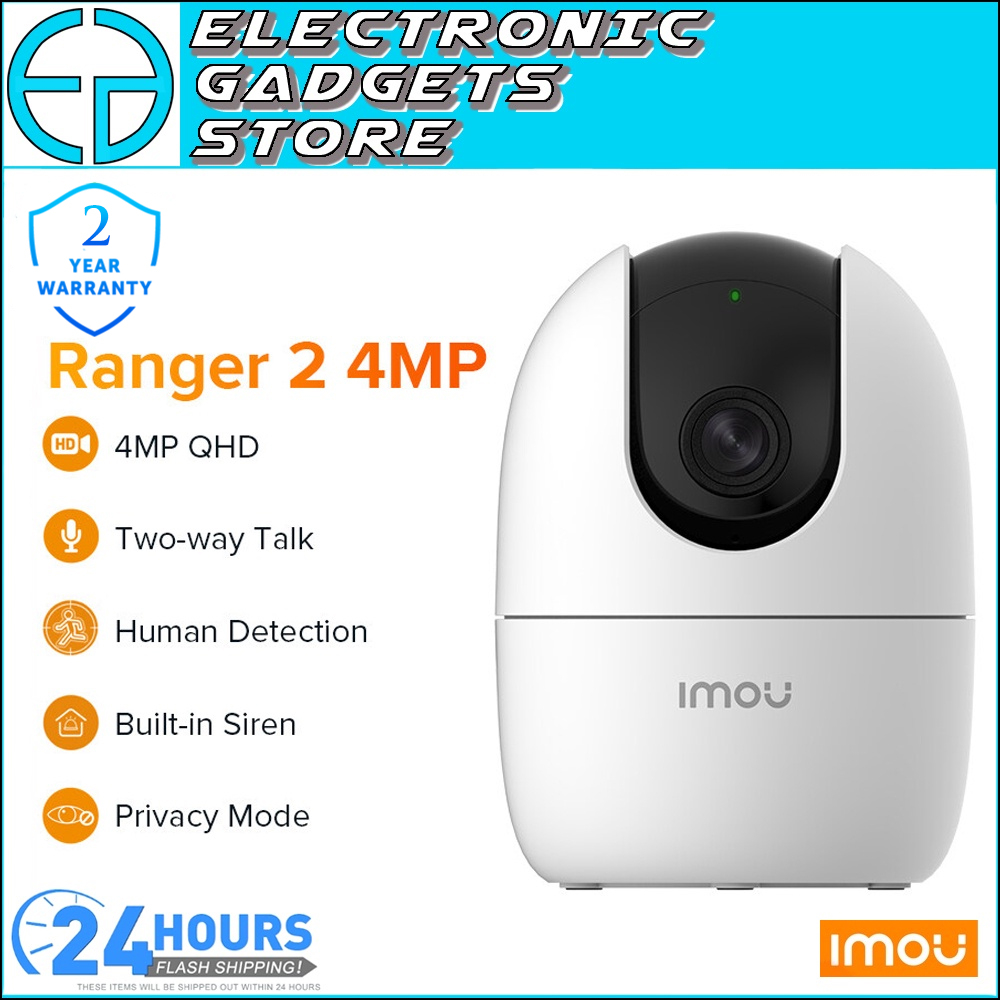 DAHUA IMOU Ranger 2 Smart Motion Tracking AI Human / Sound Detection ...