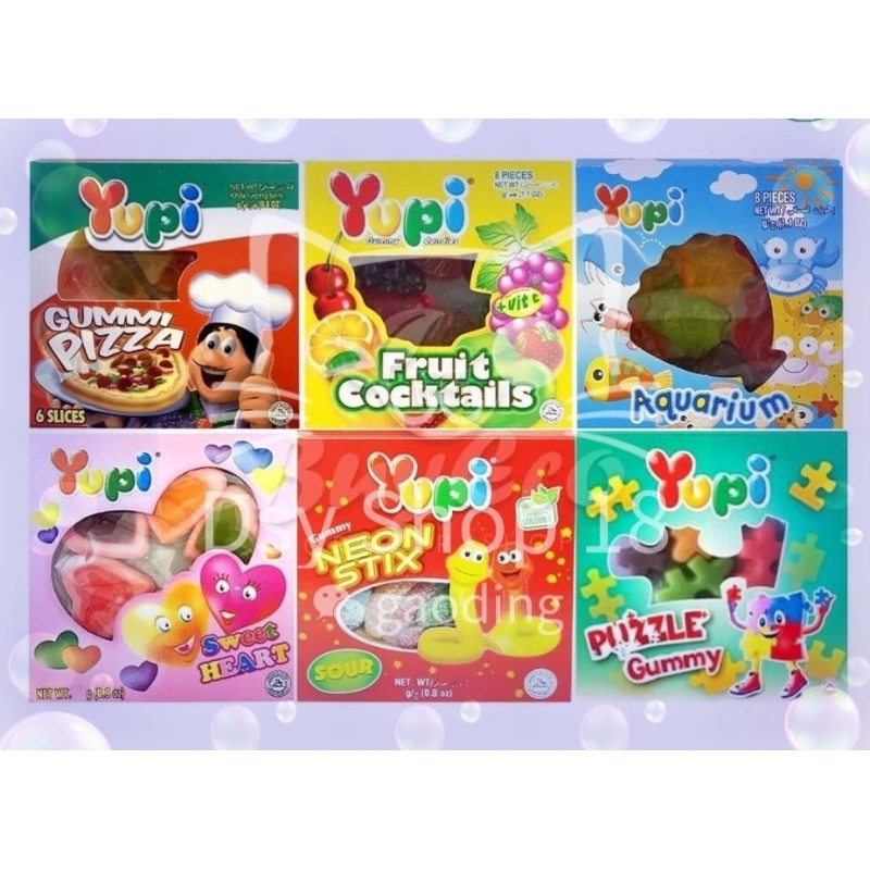 [Halal] YUPI Gummy Assorted [21g - 32g] | Shopee Malaysia