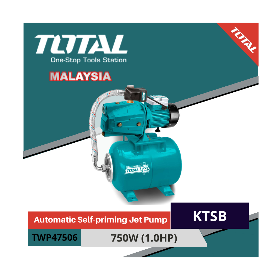TOTAL TWP47506 Automatic Self-priming Jet Pump | Shopee Malaysia