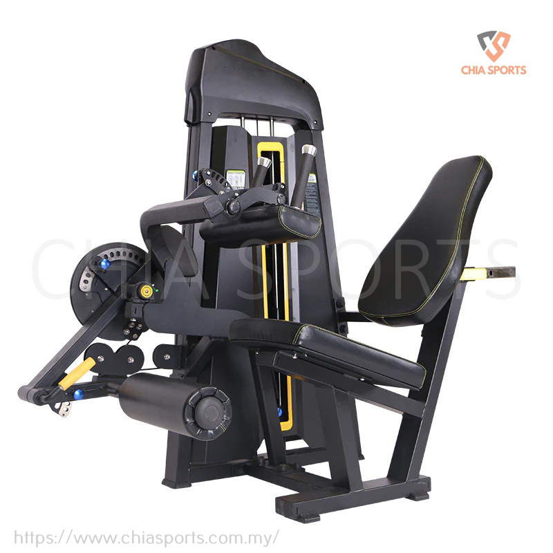 2in1 Dual Leg Curl & Extension Machine Seated Hamstrings Glutes Hips ...