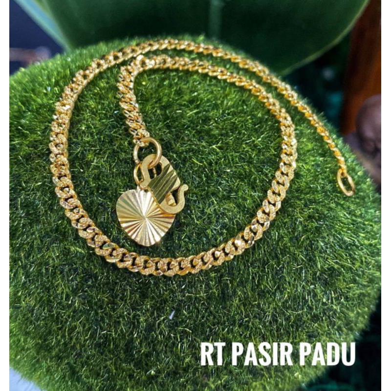 rantai tangan pasir padu emas 916 | Shopee Malaysia