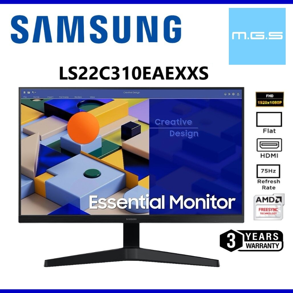 SAMSUNG MONITOR 22" LS22C310EAEXXS / 24" LS24C310EAEXXS S3 S31C / 27 ...