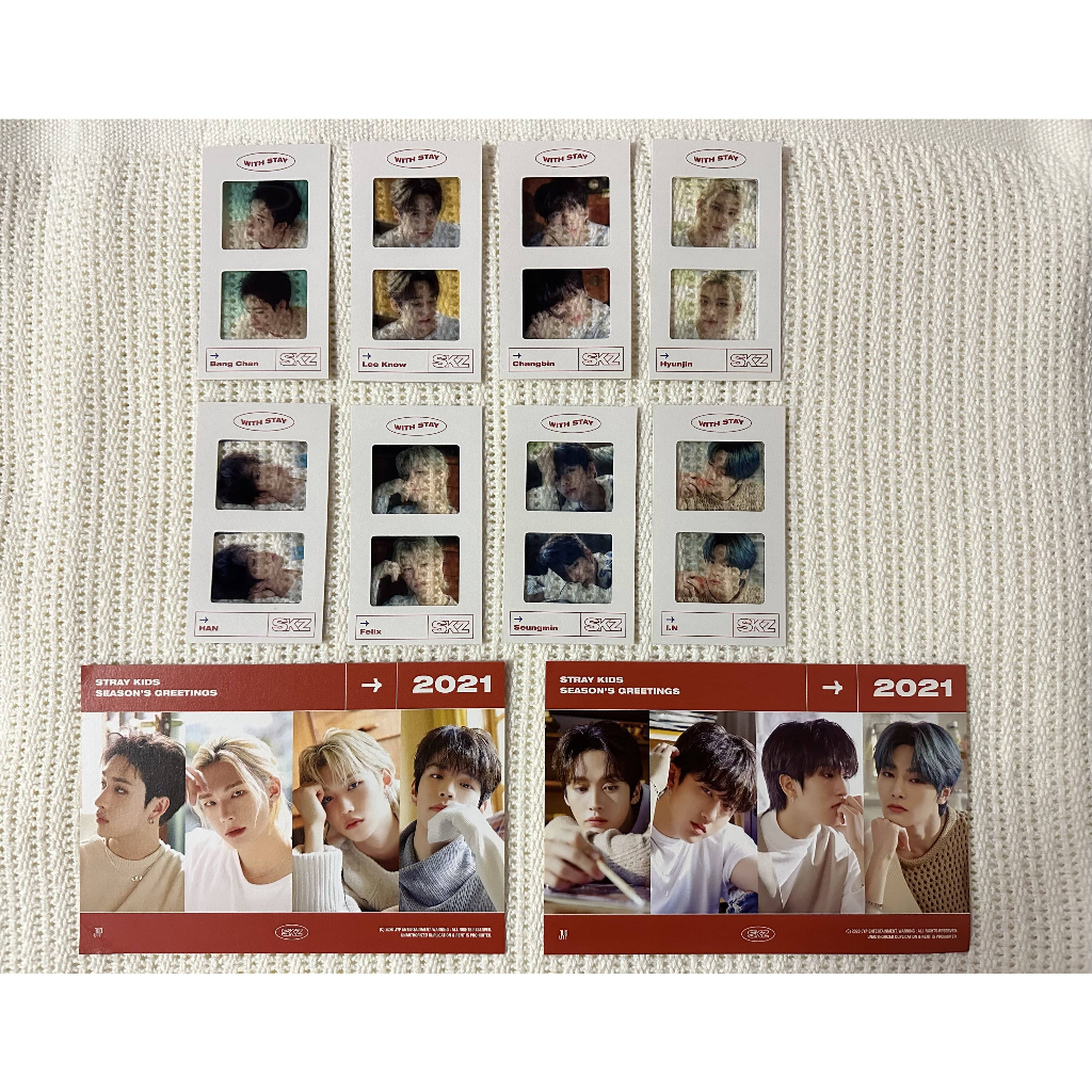 Stray Kids SKZ 2021 Season's Greeting Bookmark Set | Shopee Malaysia
