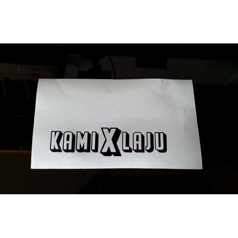 KAMI TAK LAJU,STICKER MOTOR KAMIXLAJU | Shopee Malaysia