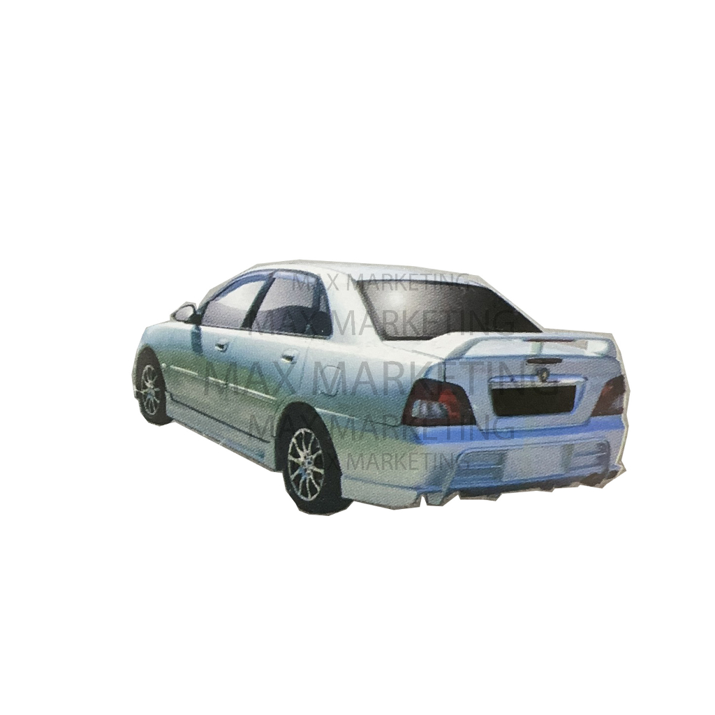 PROTON WAJA VOLTEX REAR BUMPER (PU GETAH ) SKIRT LIP BODYKIT | Shopee ...