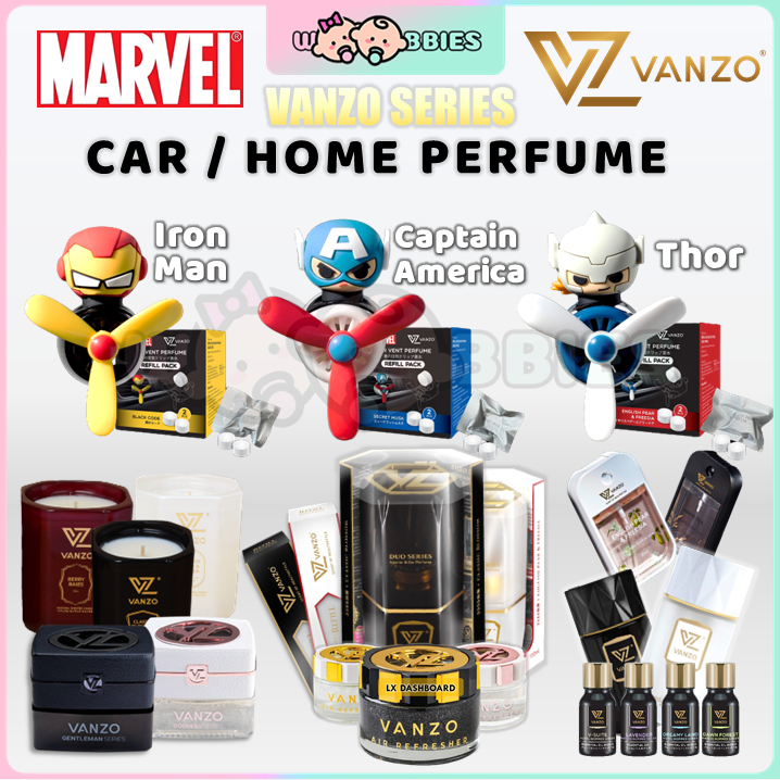 👶🏻Woobbies 100% Original VANZO MARVEL Car Home Perfume Aroma Diffuser ...