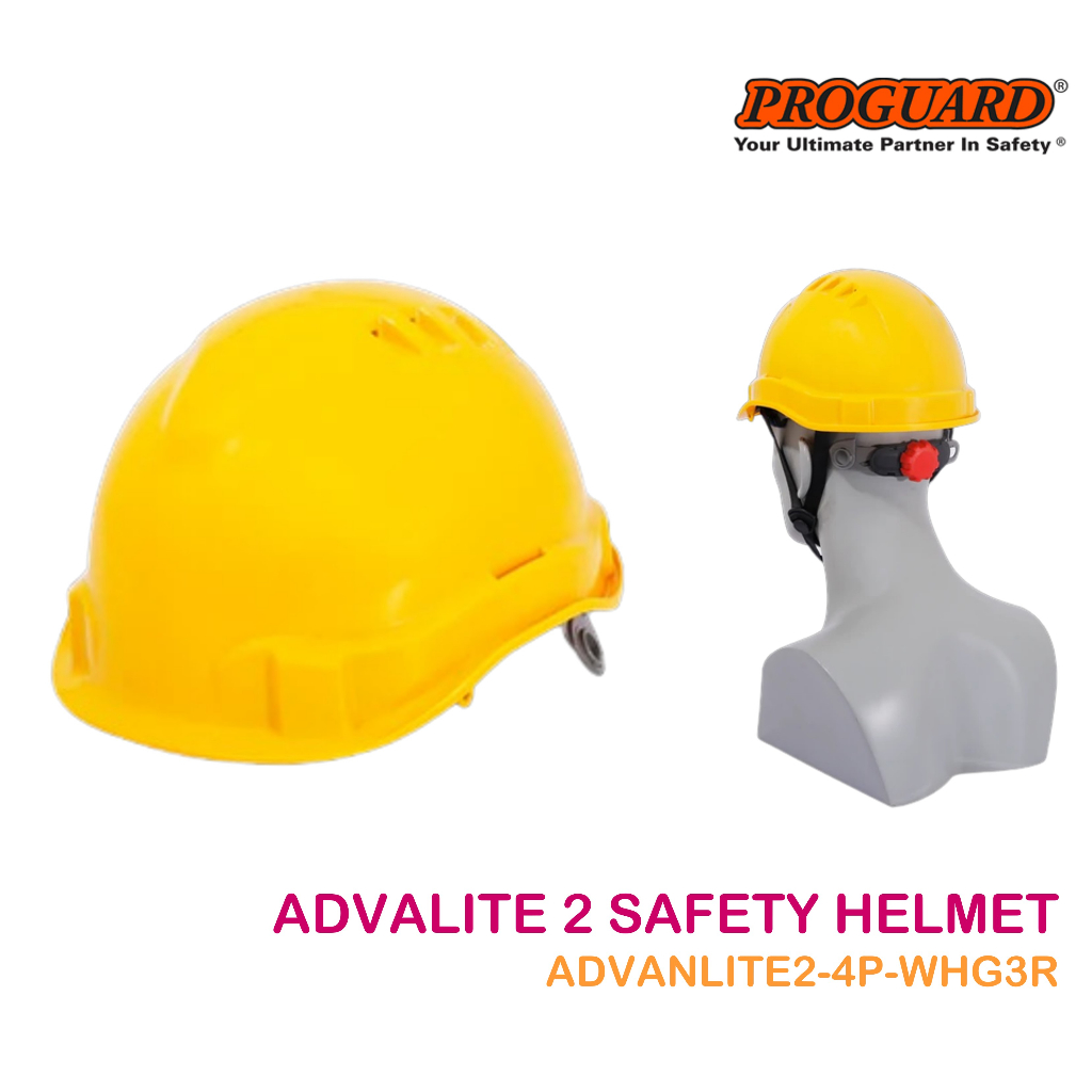 PROGUARD SAFETY HELMET Advanlite 2 - SIRIM (WHITE / YELLOW / RED / BLUE ...