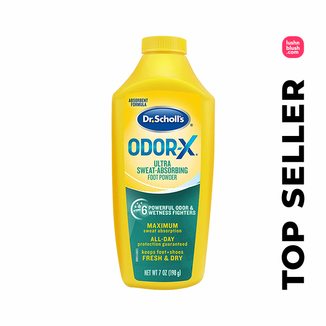 🦶 Dr. Scholl's Odor-X Ultra Sweat-Absorbing Foot Powder 198g (Expiry ...