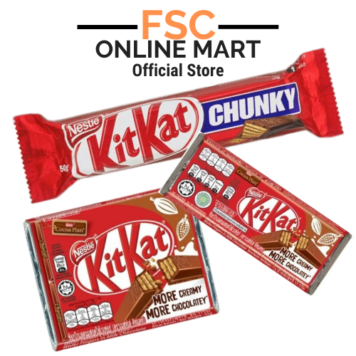 [FSC] Nestle KitKat Chocolate Wafer Bar (17/35/38gm) | Shopee Malaysia