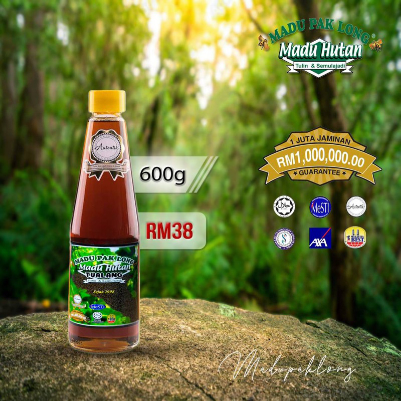 MADU PAK LONG Madu Lebah Hutan 600g | Shopee Malaysia
