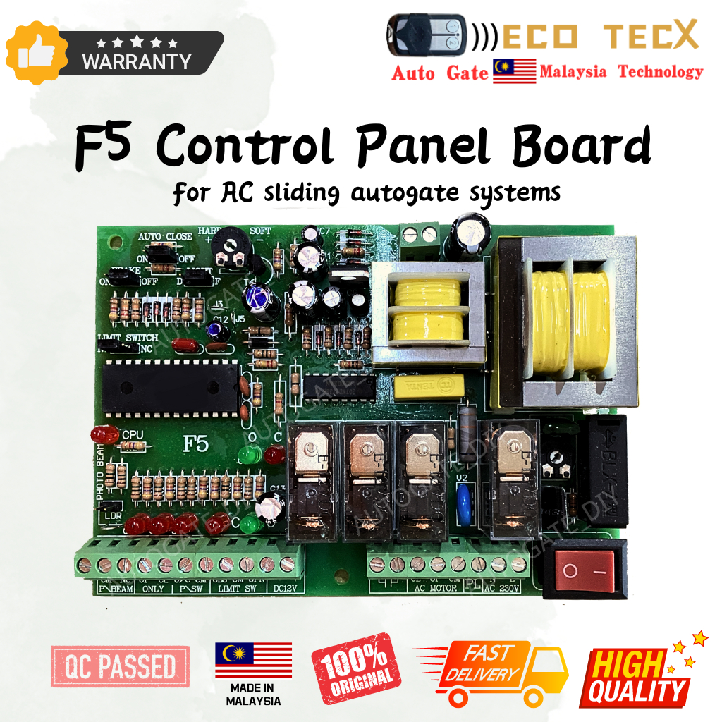 F5 AUTO GATE CONTROL PANEL BOARD FOR AC SLIDING AUTO GATE SYSTEM ...