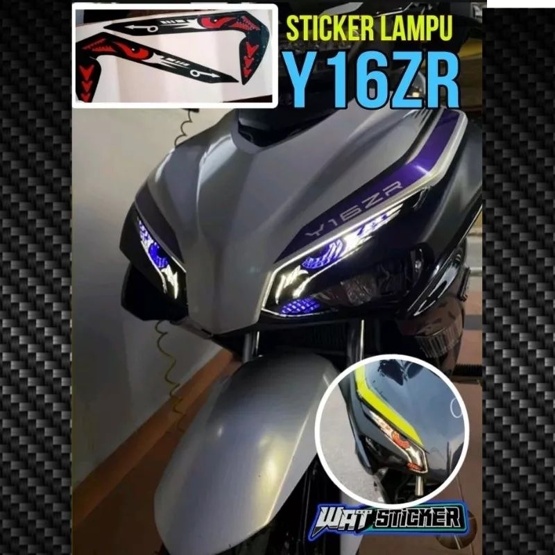 STICKER LAMPU Y16ZR (KIRI+KANAN) | Shopee Malaysia