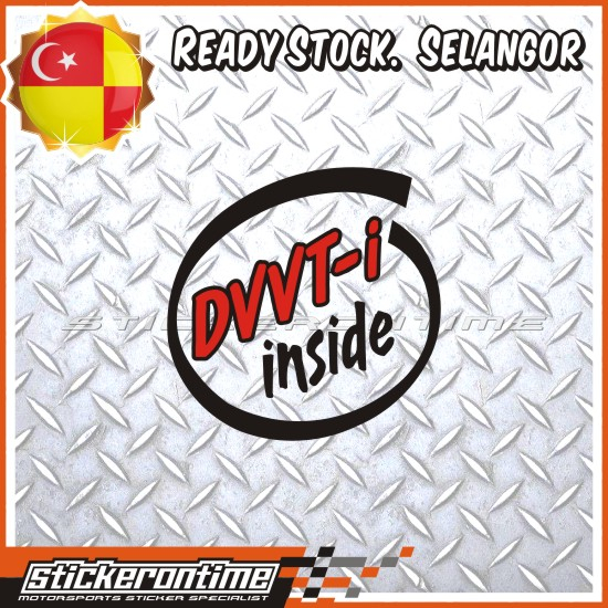 Car Sticker DVVT-i inside Perodua Proton Toyota Vios Myvi Axia Viva ...