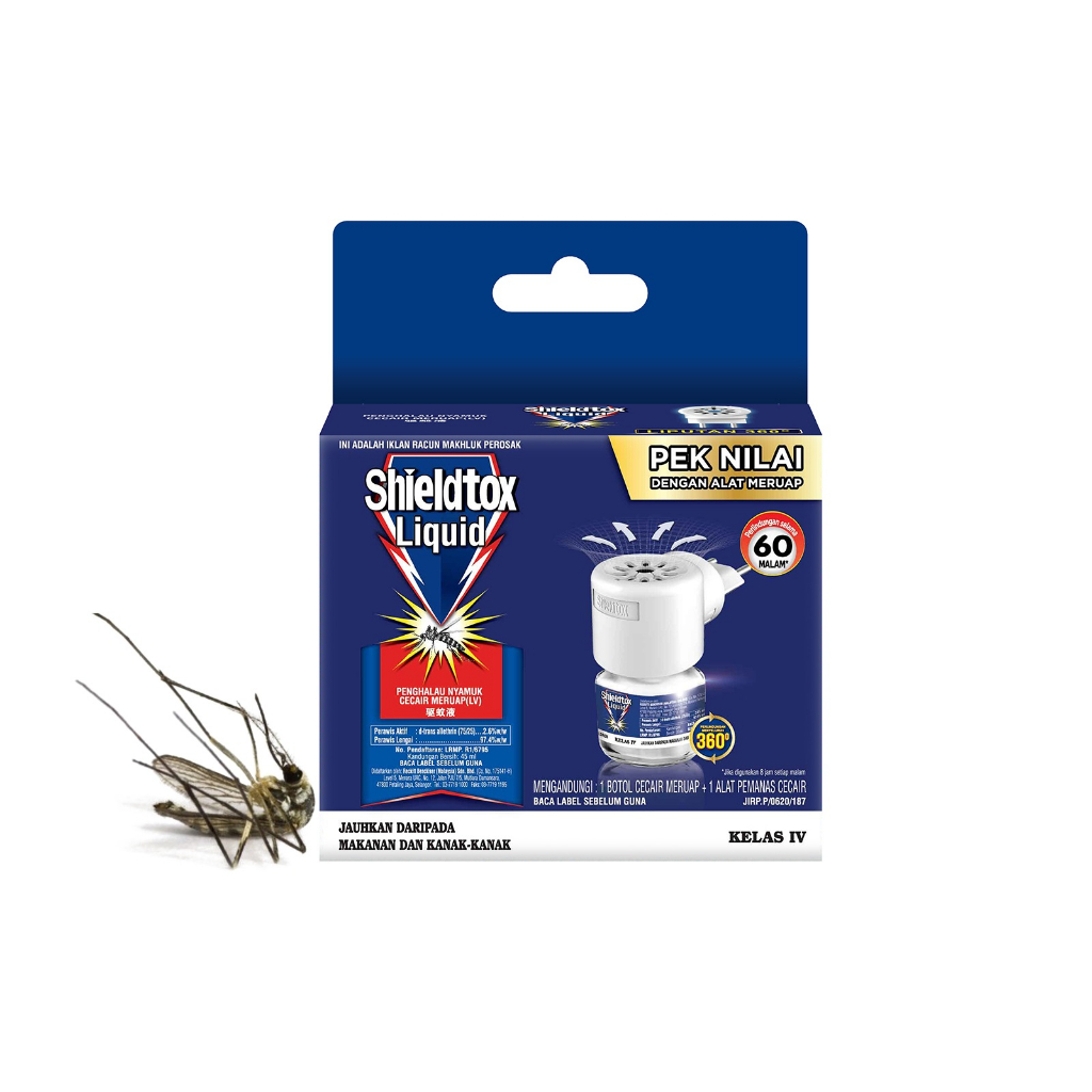 Shieldtox Mosquito Killer/ LED Vape Liquid + Refill - Original ...