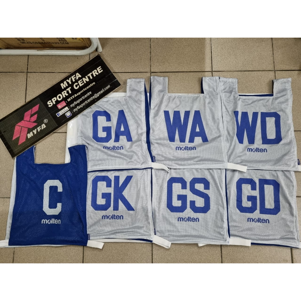 Reversible Bibs Molten BT 6086 Netball Senior | Shopee Malaysia