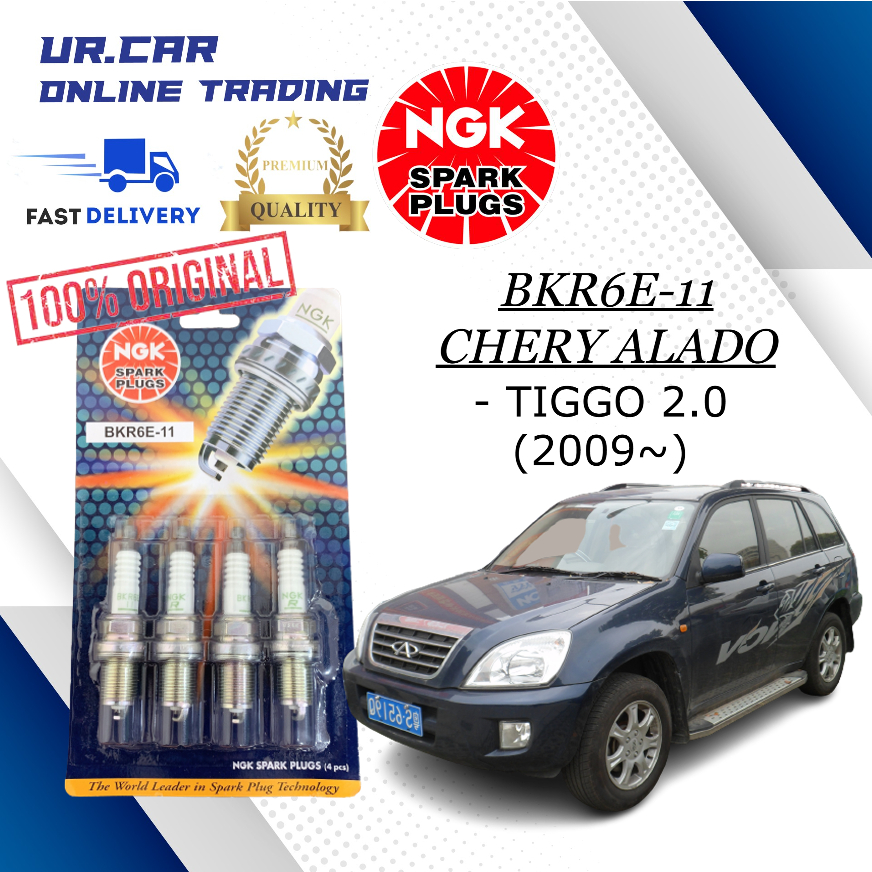CHERY ALADO TIGGO 2.0 (2009~) BKR6E-11 NGK SPARK PLUG 100% ORIGINAL ...
