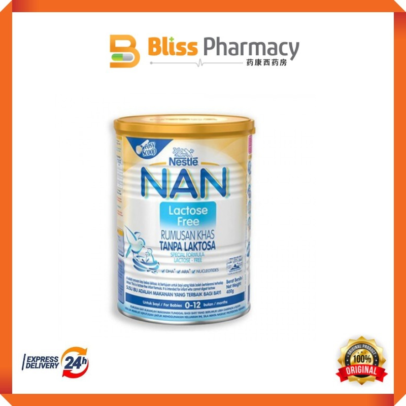 NESTLE NAN LACTOSE FREE 0-12 MONTHS 400G | Shopee Malaysia