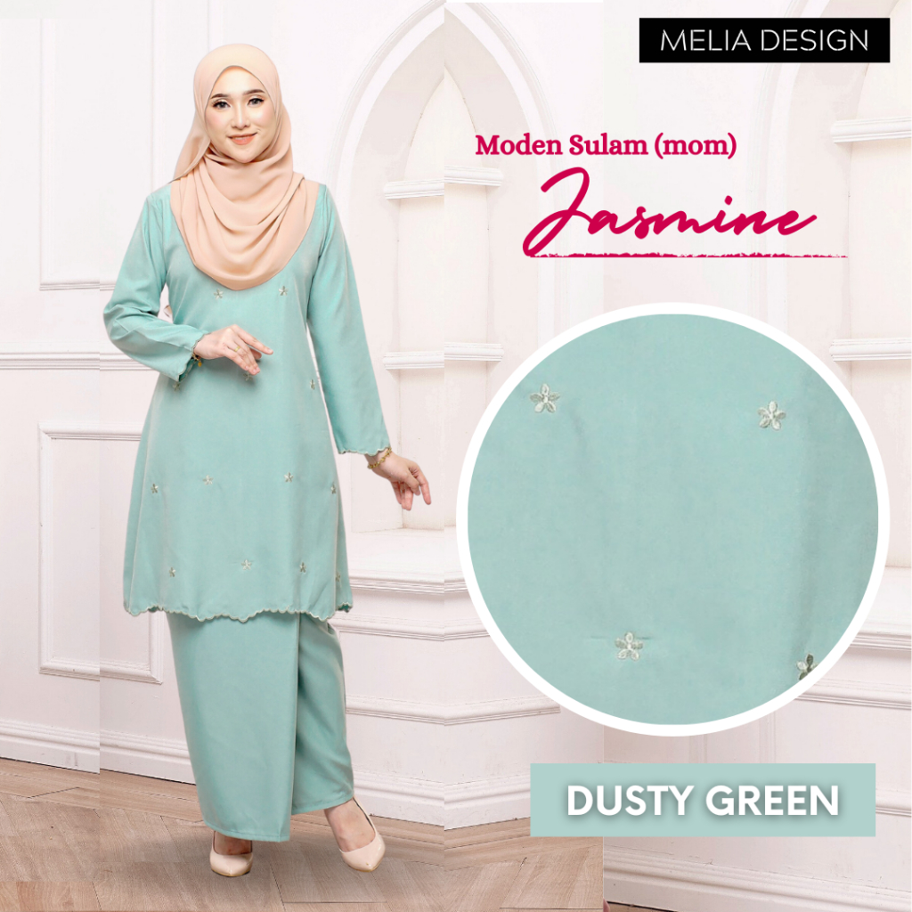By Melia Design Baju Hot viral 2024 Kurung Moden Sulam Biku Lembut ...