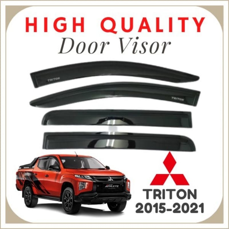TRITON 2016-2024 INJECTION 4 INCH 4 DOOR VISOR | Shopee Malaysia