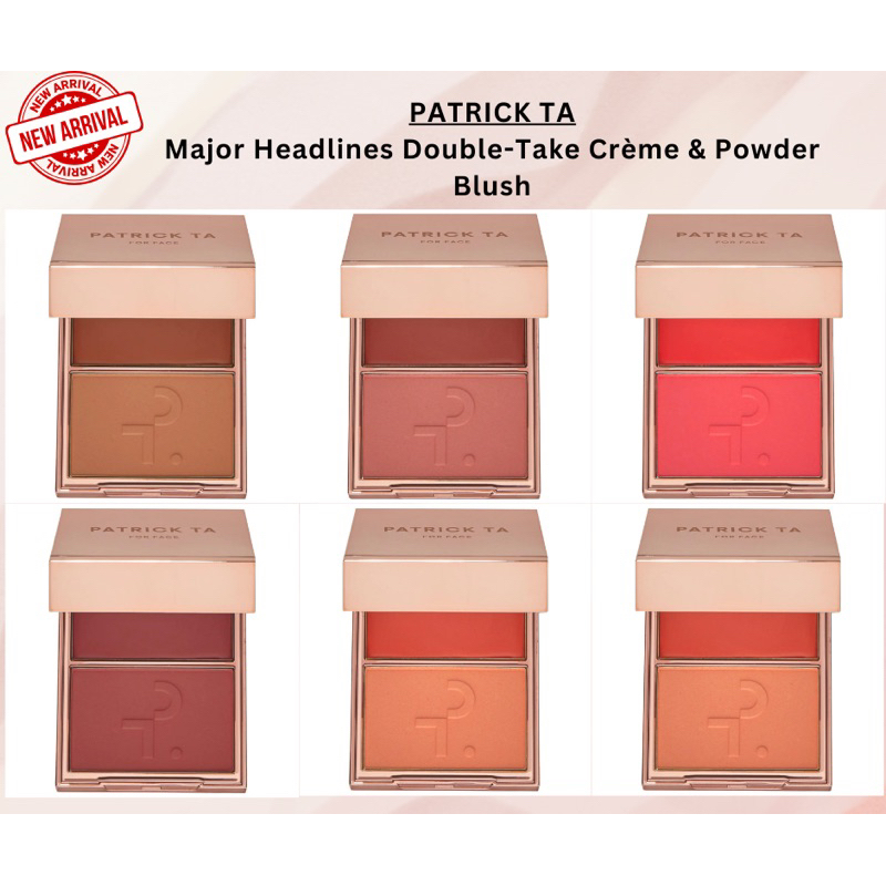 PATRICK TA Major Headlines Double-Take Crème & Powder Blush | Shopee Malaysia