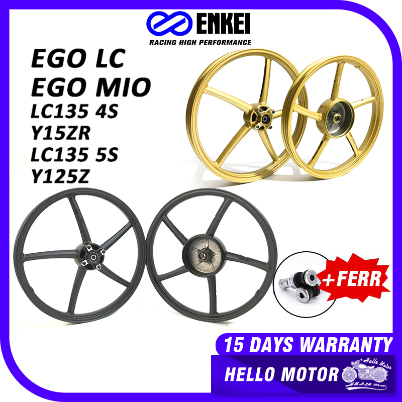 ENKEI SPORT RIM SP522 EGO LC EGO MIO LC135 4S V1-V6 LAGENDA 115Z Y15ZR ...