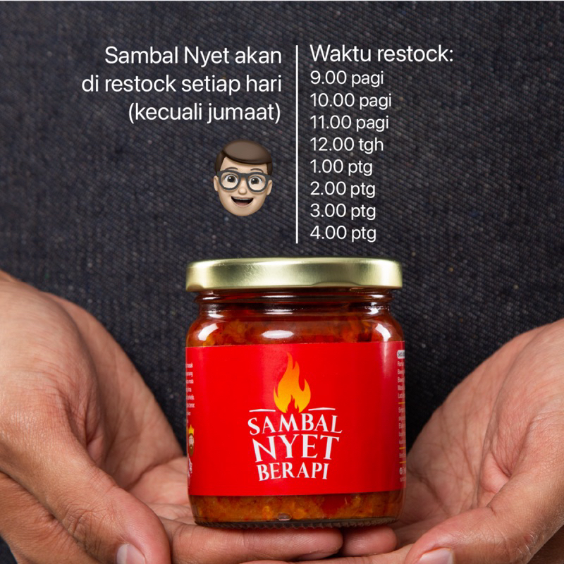 [Max 6 bottles] Sambal Nyet Berapi by Khairulaming | Shopee Malaysia