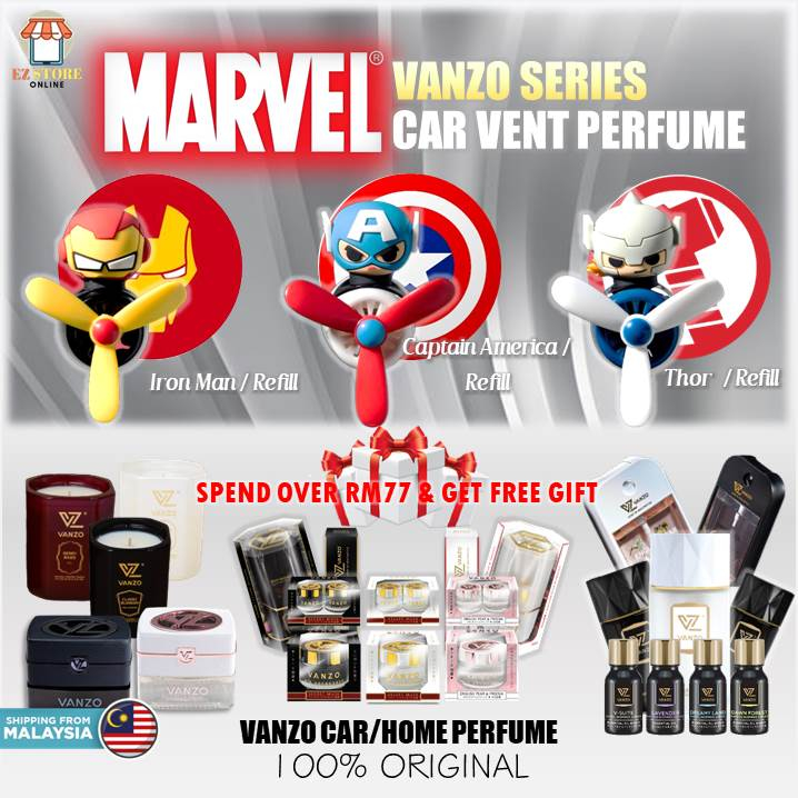 EZSTOREONLINE Vanzo Car Air Freshener Car Refresher Car Perfume 100% ...