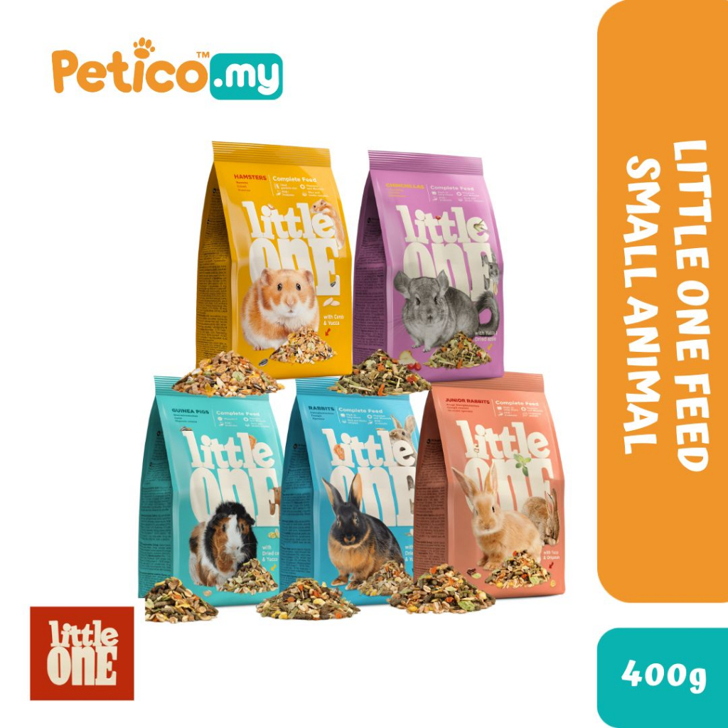 Little One 400g Feed For Small Animal Food (Hamster / Guinea Pigs ...