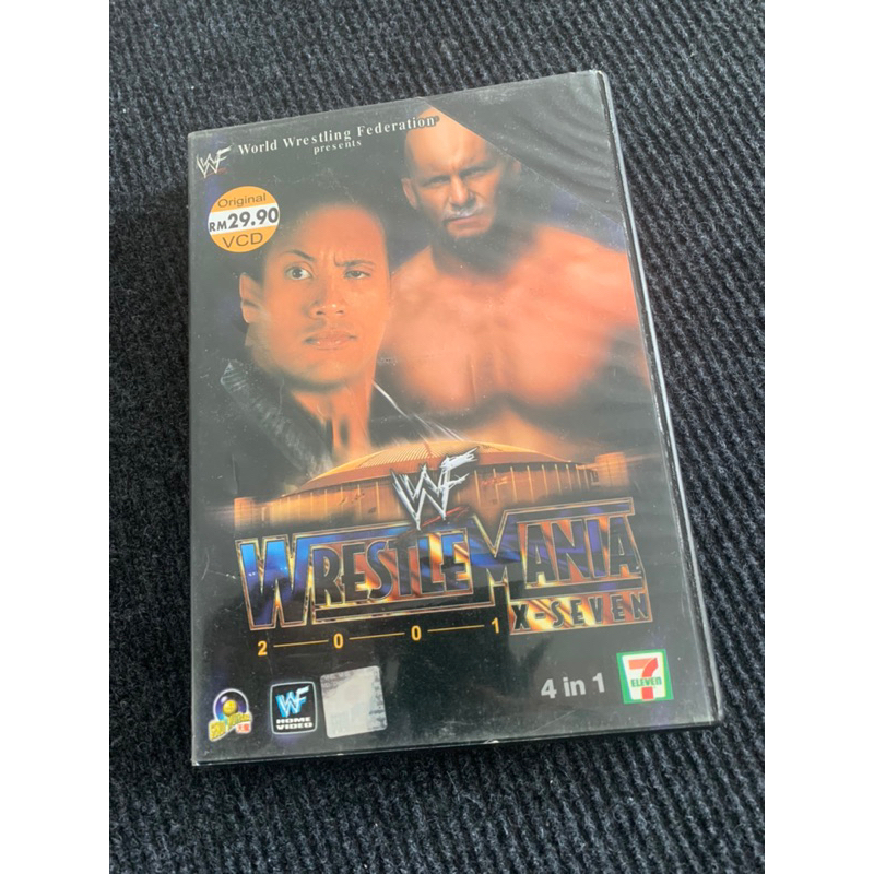 WWE WWF WRESTLING VCD GUSTI WRESTLEMANIA 2001 | Shopee Malaysia