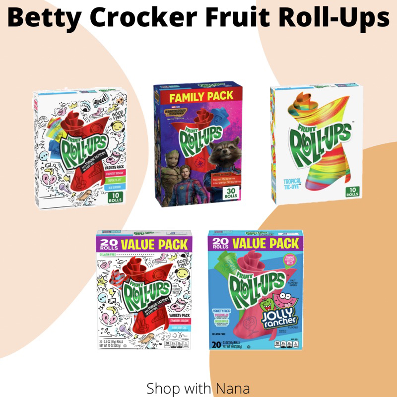 Betty Crocker Fruit Roll-Up | Shopee Malaysia