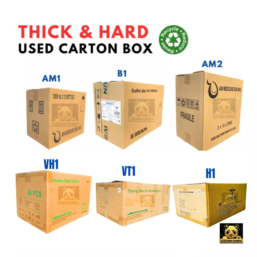[USED] Carton Box/Kotak Terpakai/Storage Box Secondhand/Kotak Keras ...