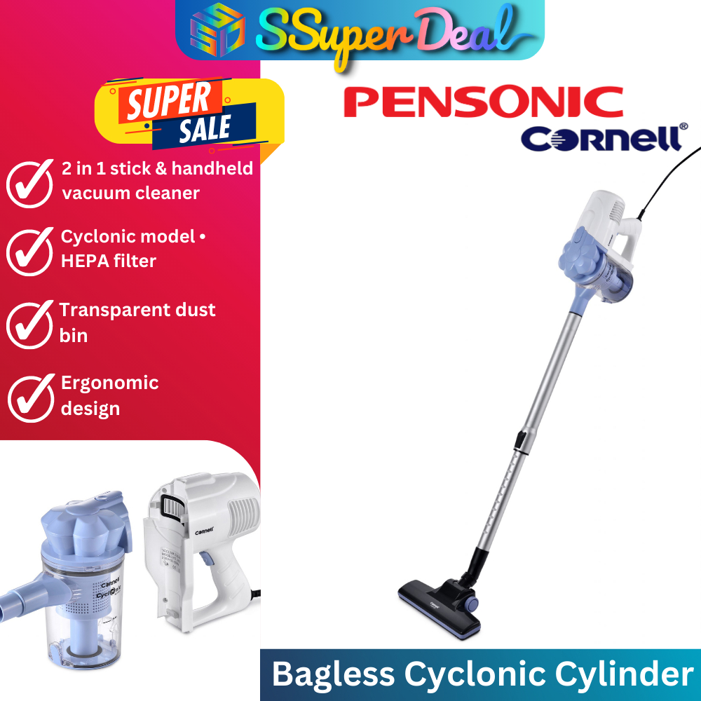Pensonic Cornell Blue Bae Series Wired Stick Handheld Vacuum Cleaner ...