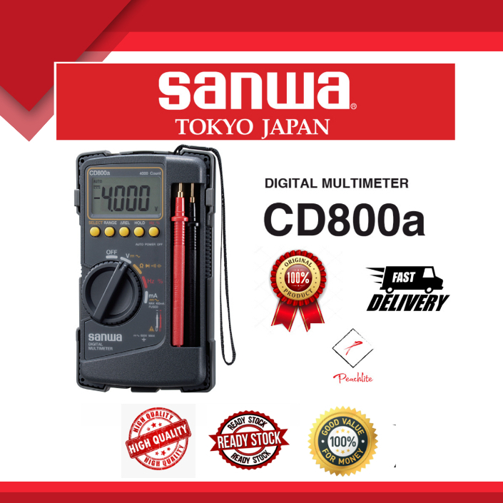 Sanwa CD800a Digital Multimeter AC/DC Voltmeter | Shopee Malaysia
