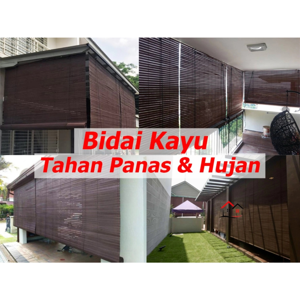Bidai tingkap blind outdoor tahan lasak hujan water proof | Shopee Malaysia