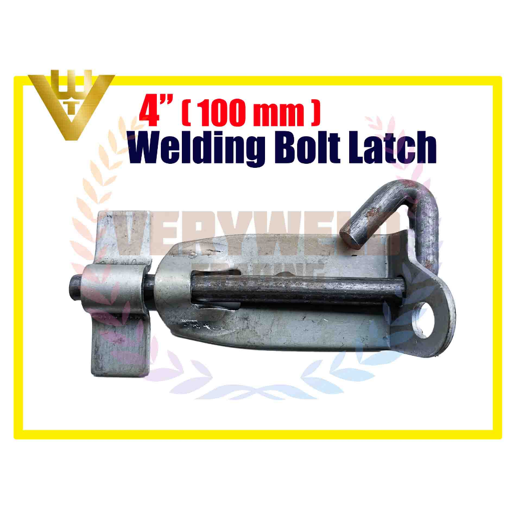VERYWELD Welding Metal Door Latch Besi Selak Pagar Grill / Pad Lock 4 ...