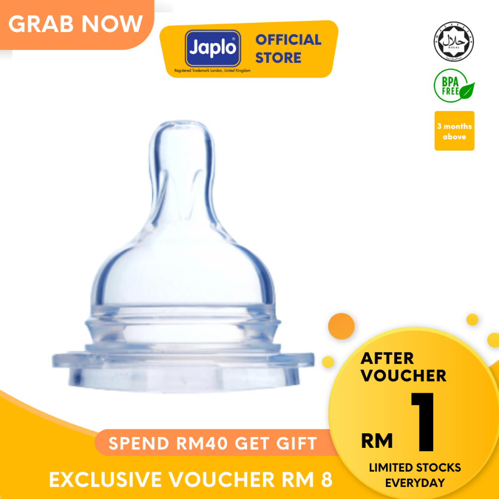 Japlo Premium Silicone Teat Multi Flow Anti Colic Puting for Wide Neck ...