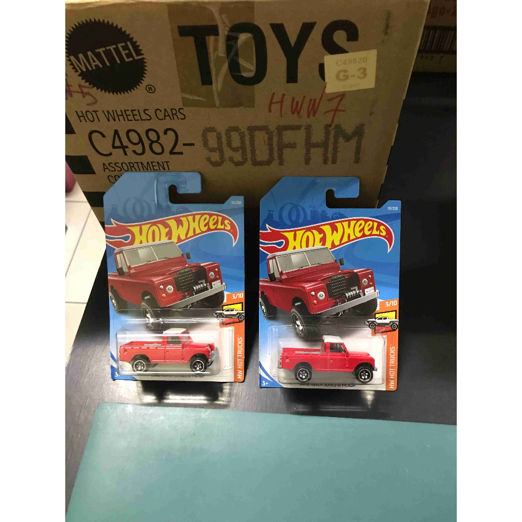 Mattel Hotwheels Land Rover Series III Pickup RED (HWW7) | Shopee Malaysia