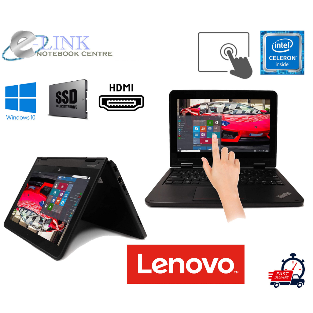 ( Laptop Touch and Flip Screen Windows 10 ) Yoga 11e / YOGA N23 Intel ...