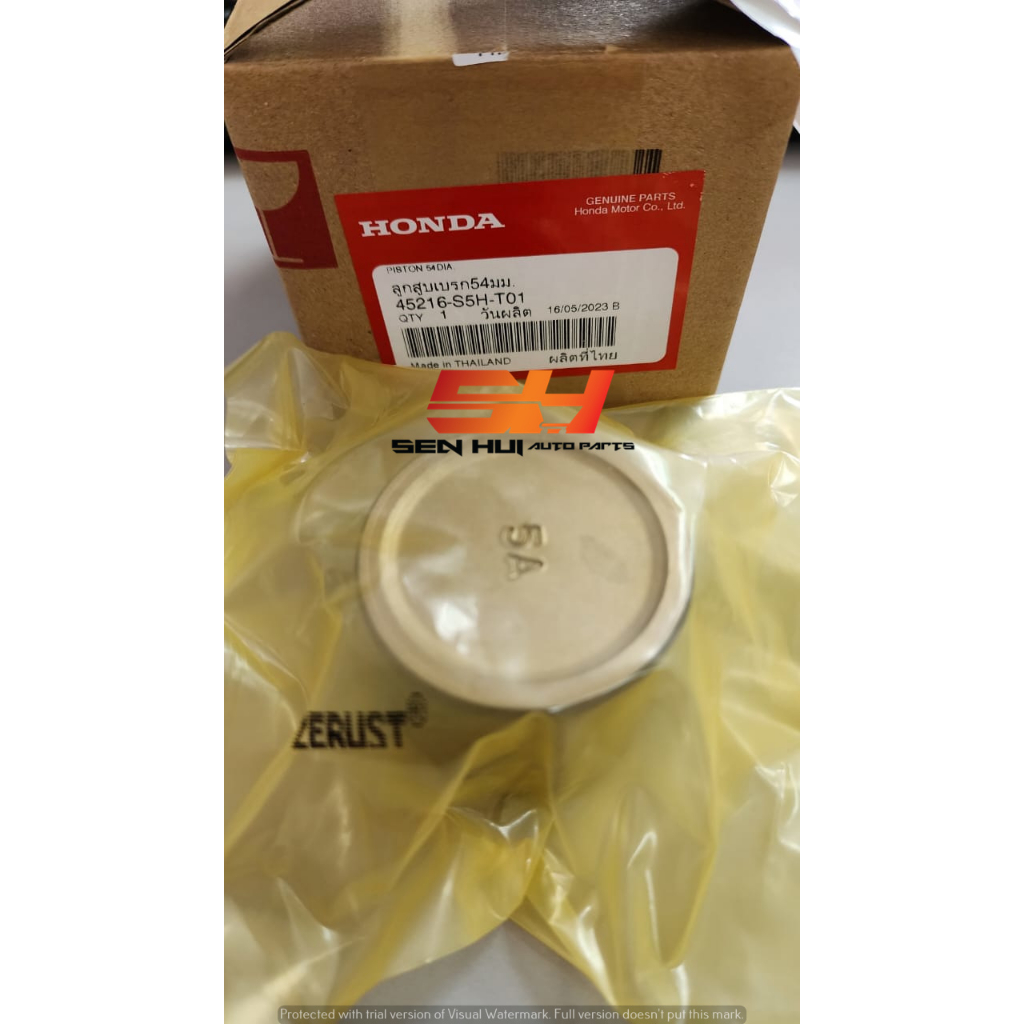 Honda BRV / City / Civic / Jazz PISTON Front brake caliper 45216-S5H ...