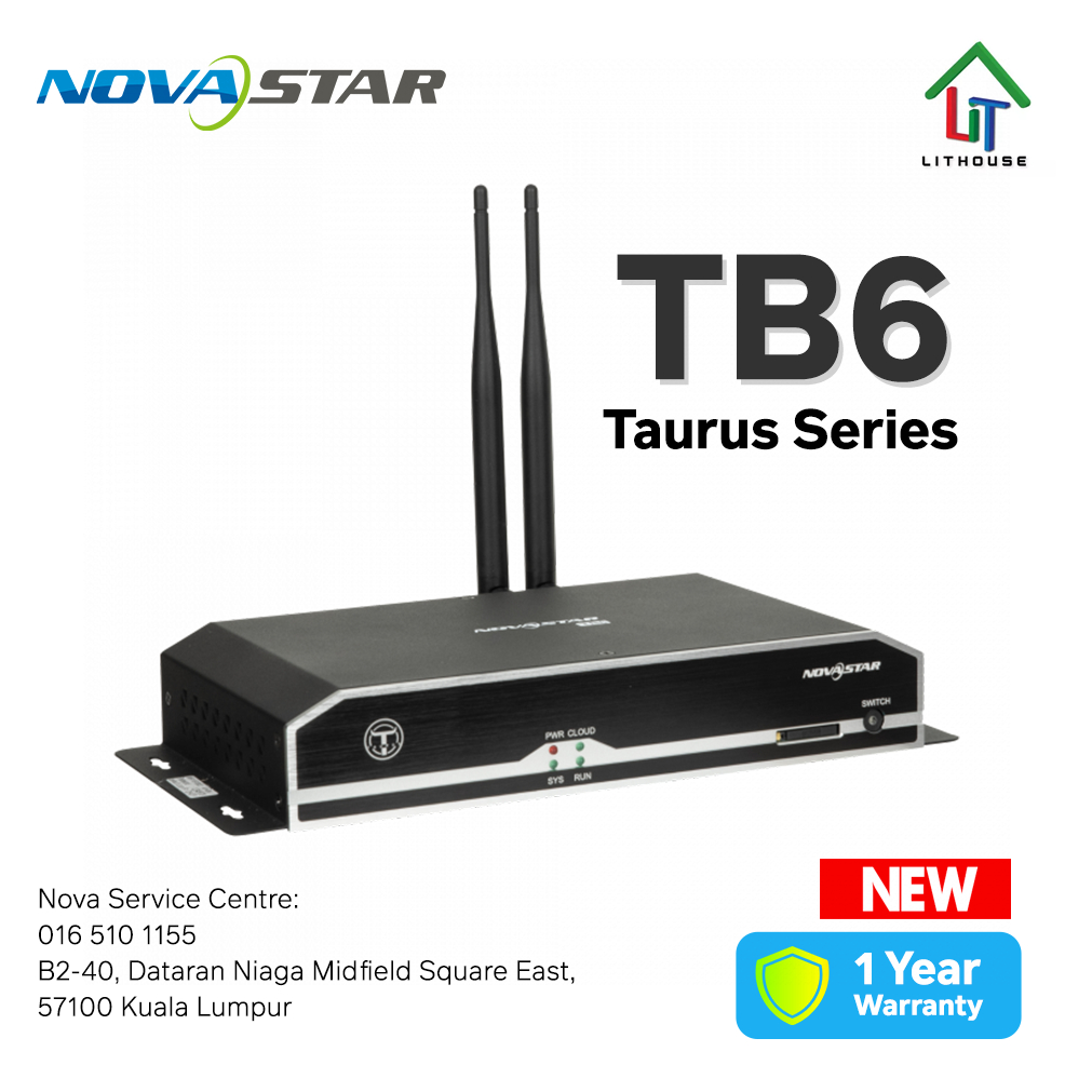 Novastar TB6 Taurus Series Multimedia Players | Shopee Malaysia
